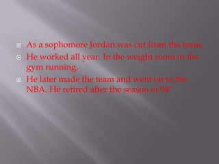 Michael jordan presentation | PPTX