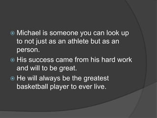 Michael jordan presentation | PPTX
