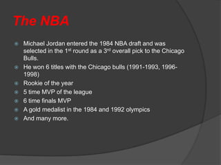 Michael jordan presentation | PPTX