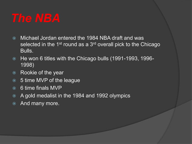 Michael jordan presentation | PPTX | College Basketball | College Sports