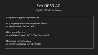 Using SaltStack to Auto Triage and Remediate Production Systems | PPTX
