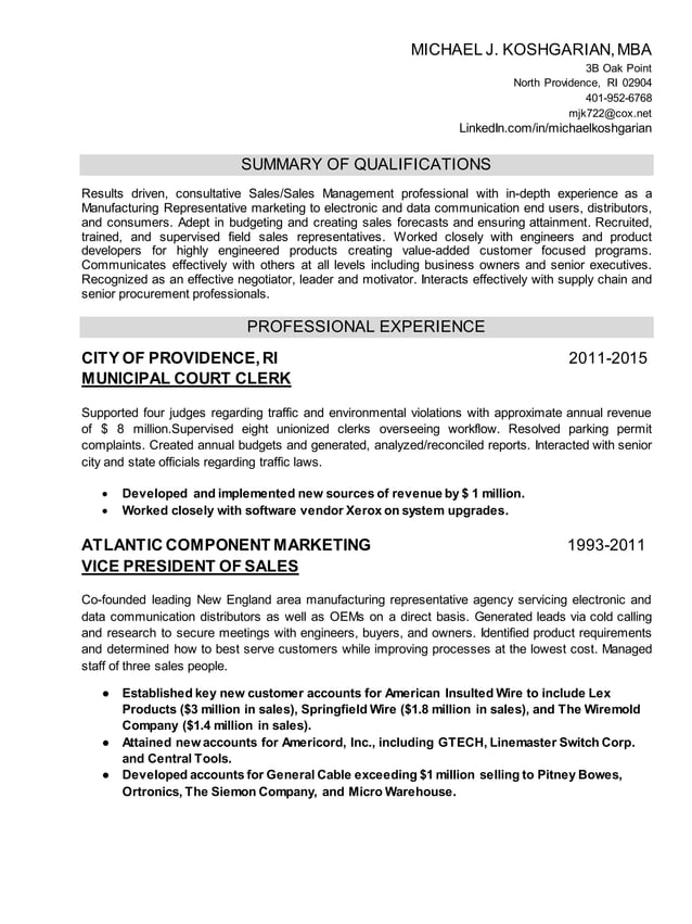 Michael koshgarian resume (2) | DOCX