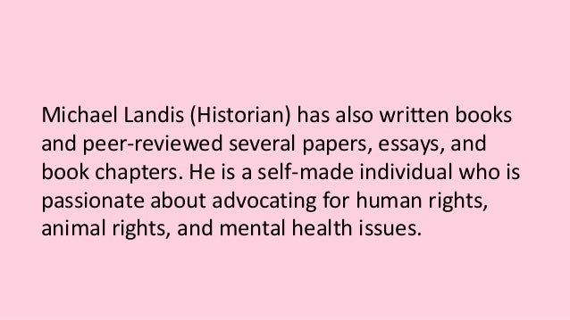 Michael Landis Historian Experienced Professional Pdf
