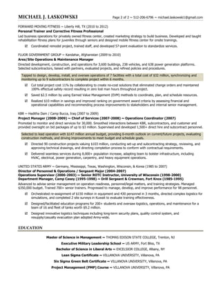 Michael laskowski Professional Resume | PDF