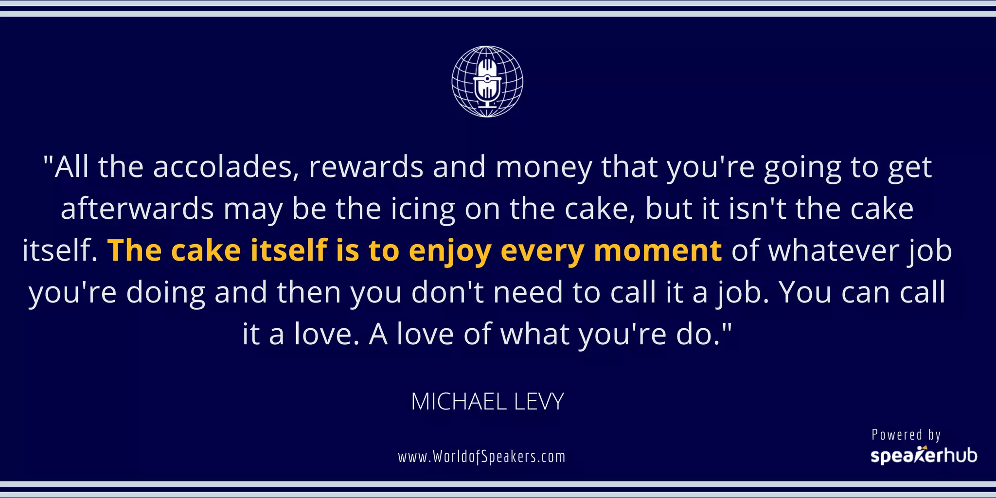 World of Speakers E.50: The philosophy of speaking and living ...