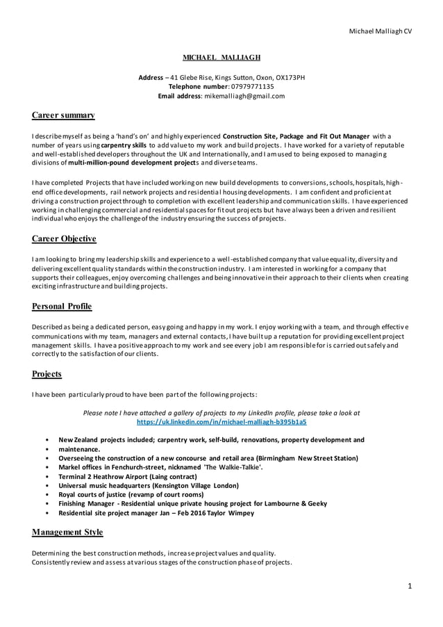 Michael malliagh | PDF