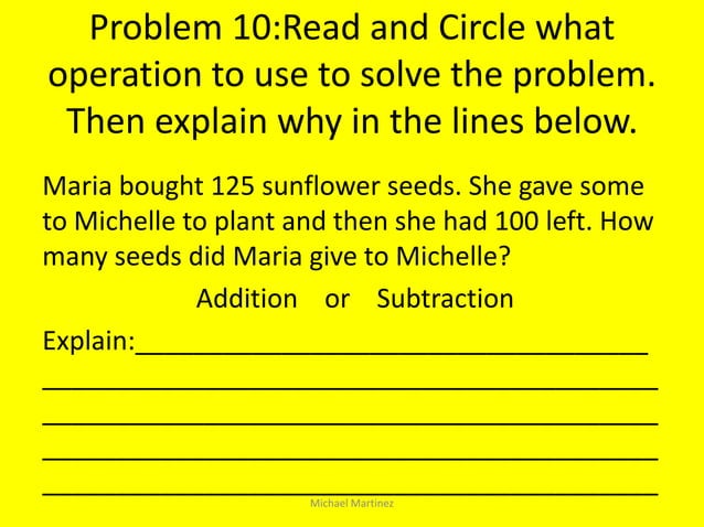 Michael Martinez Math Module 3 Presentation on Place Value 2nd Grade | PPT
