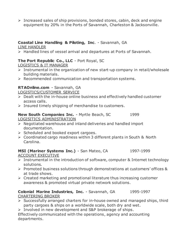 Michael P. McCarthy resume | PDF