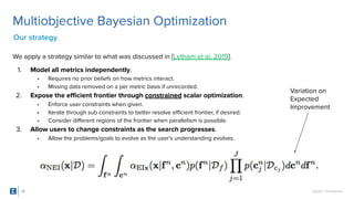 Interactive Tradeoffs Between Competing Offline Metrics with Bayesian Optimization | PPT