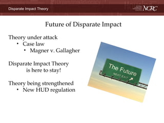 Michael Mitchell | Disparate Impact Theory | PPT