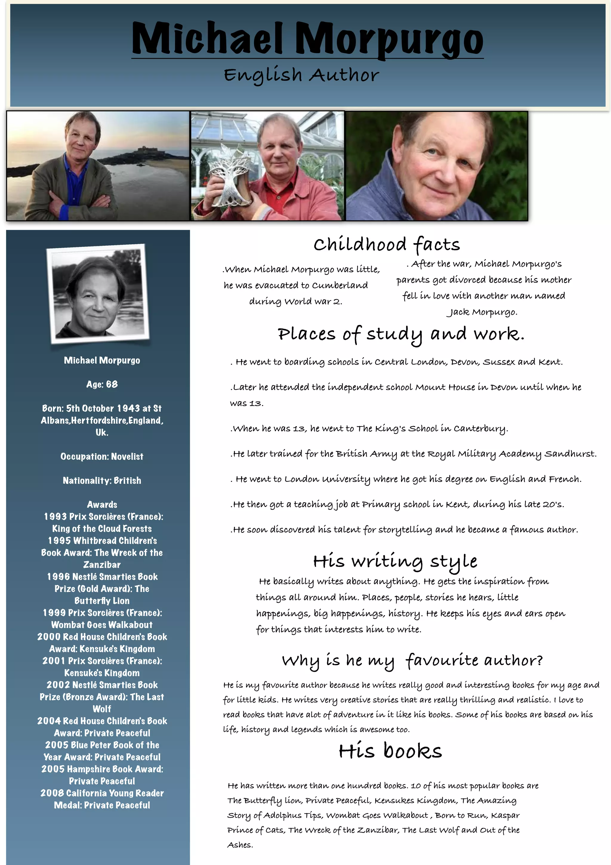 Michael morpurgo | PDF