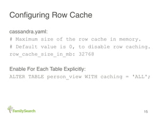 Cassandra Summit 2014: Performance Tuning Cassandra in AWS | PPT