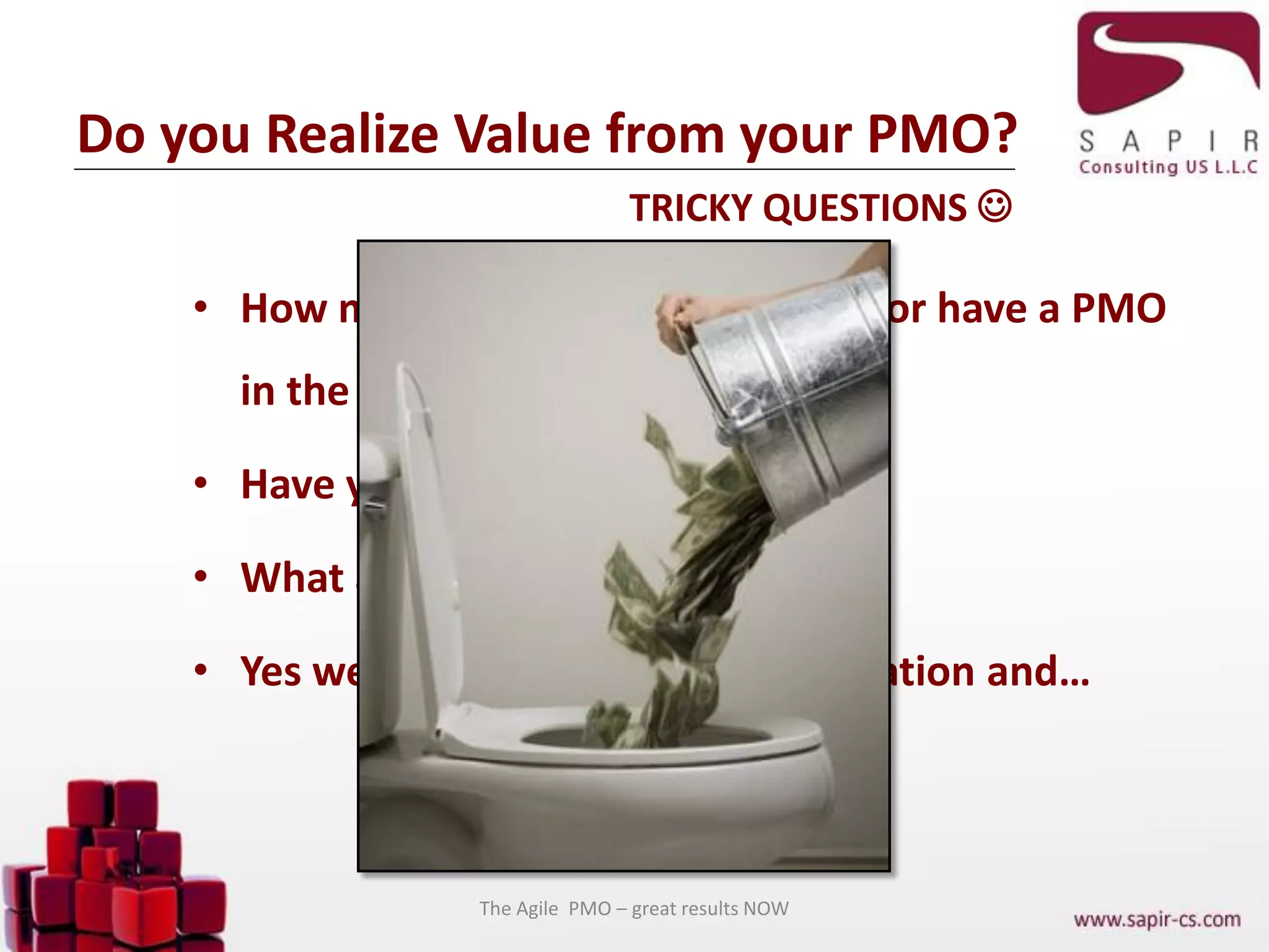 PMI Portland Michael Nir The Agile PMO | PPT