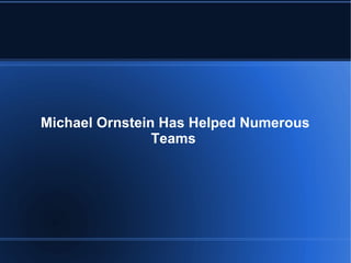 Michael ornstein | PPT