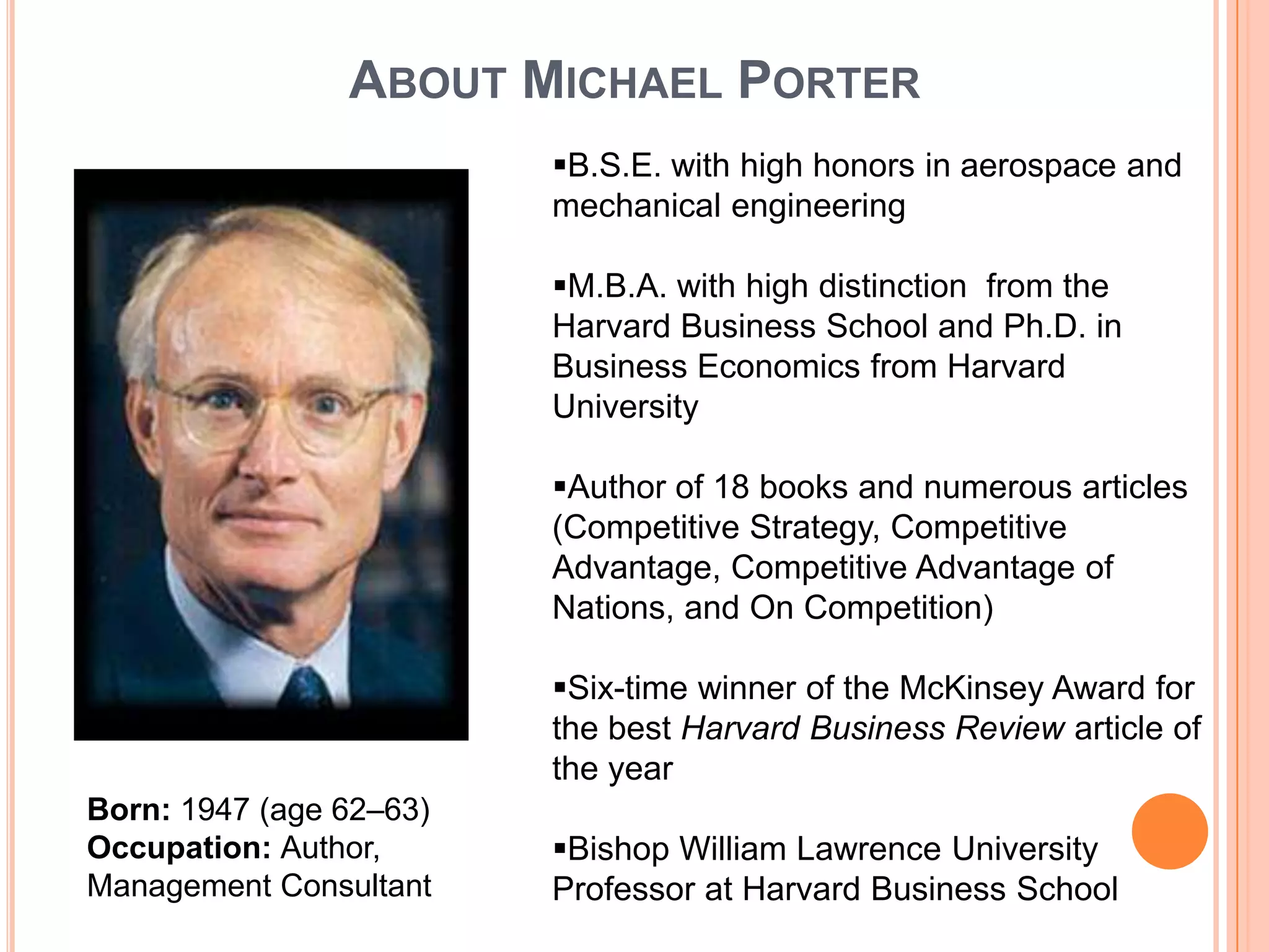 Michael porter | PPTX