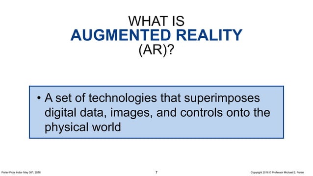 Augmented Reality and Strategy | PPT