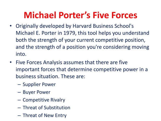 Michael porter's competitive forces model | PDF | Business ...