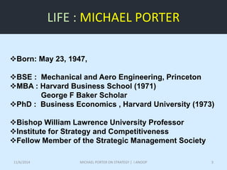 Michael Porter Strategy | PPTX