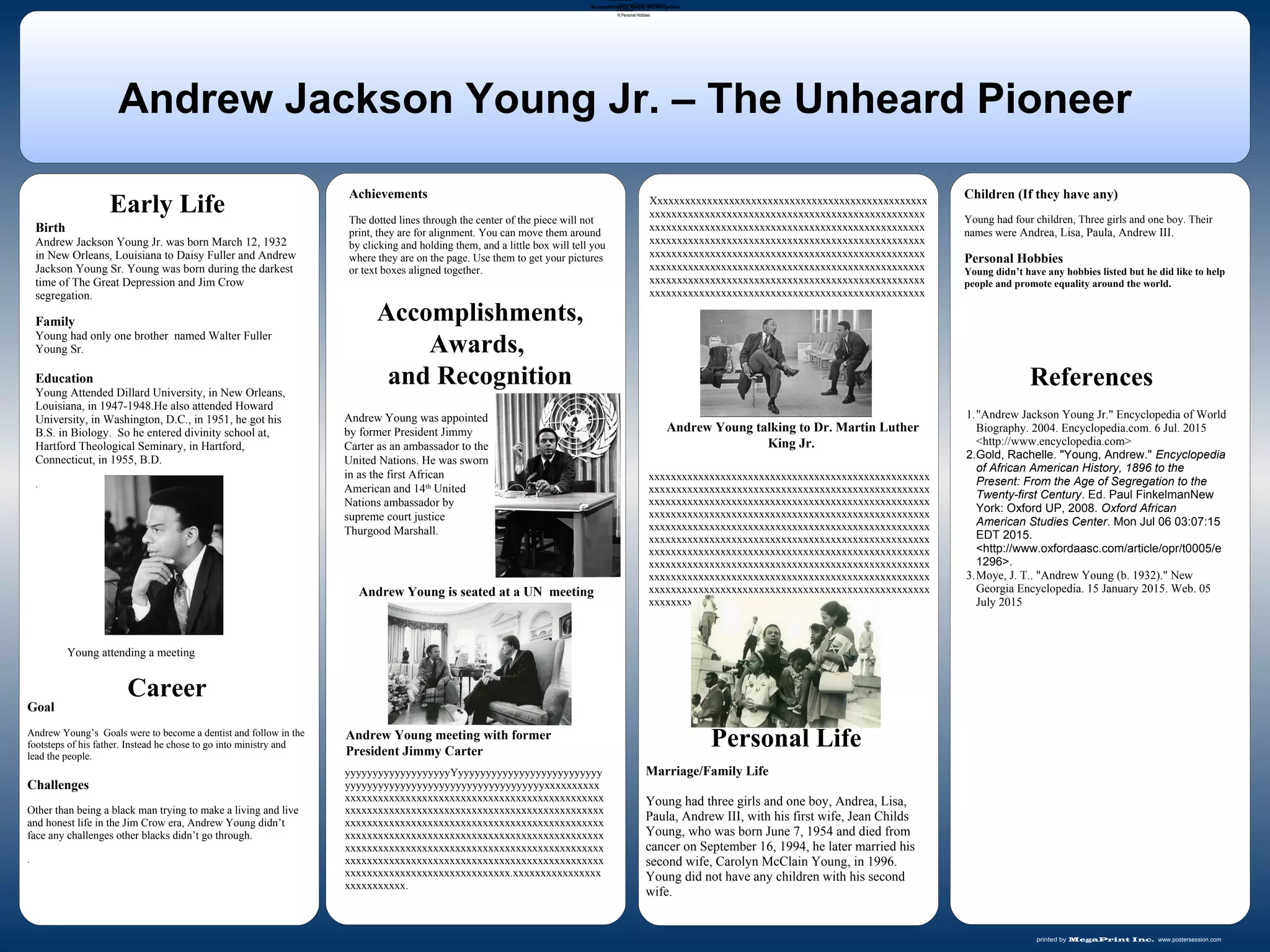 Michael ransom andrew young poster | PPT