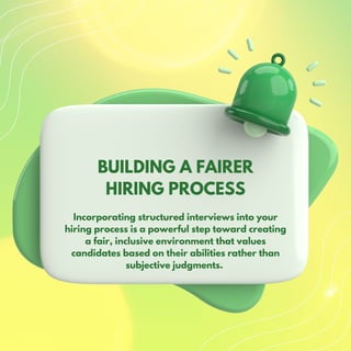 Incorporating structured interviews into your hiring process | PDF