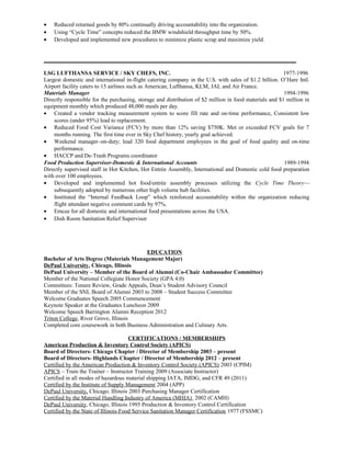 Michael Salvatore Valentino CPIM resume 2012 | DOC