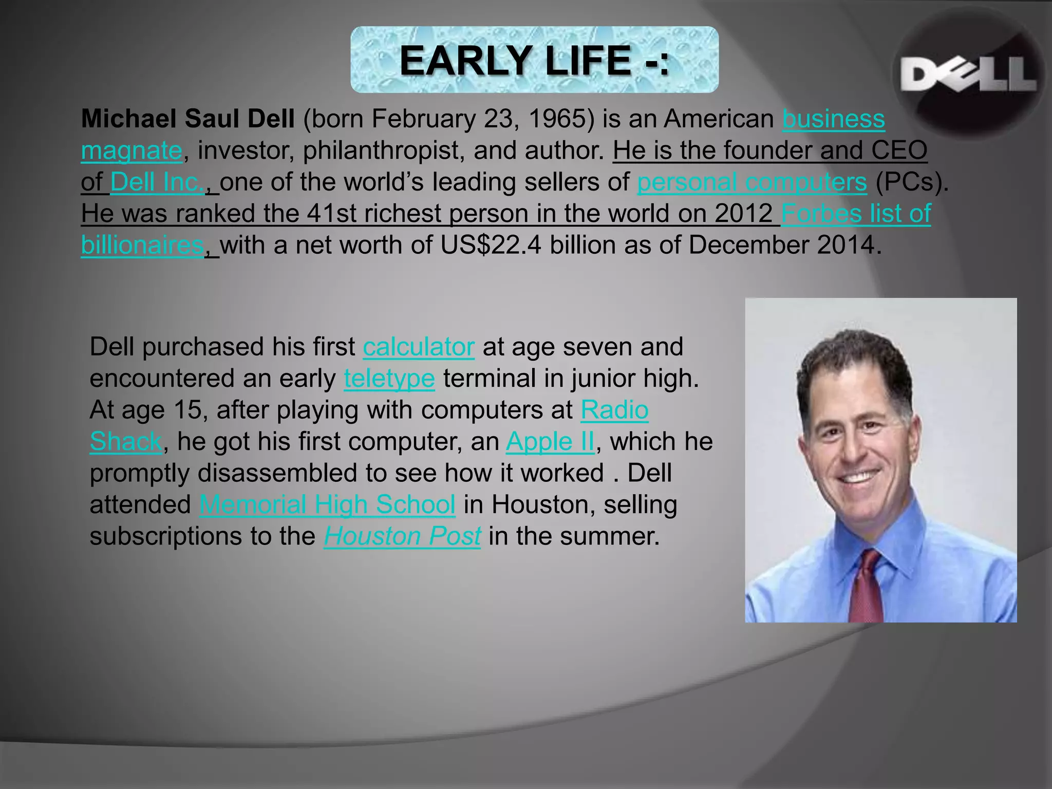 Michael saul dell | PPTX