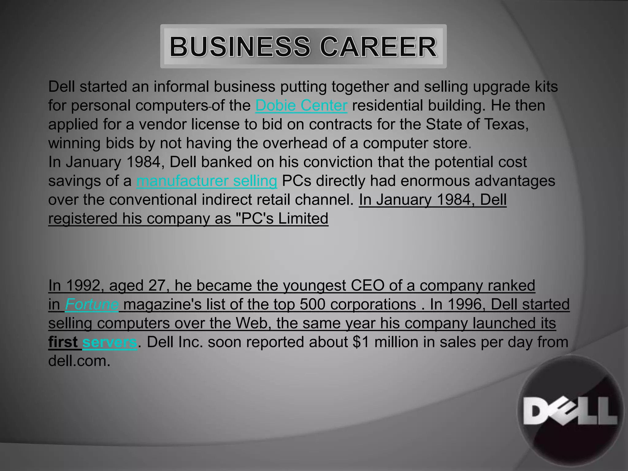 Michael saul dell | PPTX