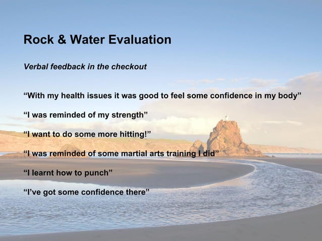 Rock and Water program | PPT