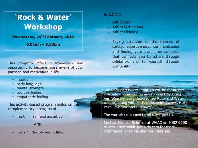 Rock and Water program | PPT