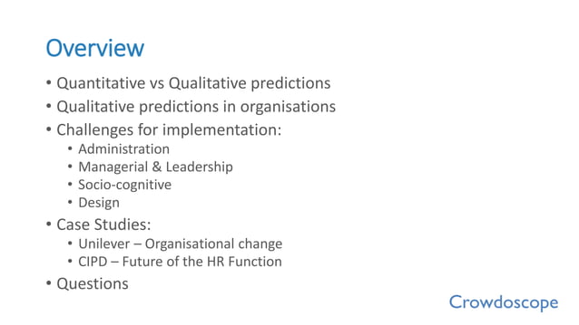 Qualitative Predictions | PPT