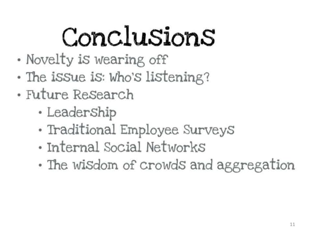 CIPD & LSE Conference - Social Media & Employee Voice | PPTX