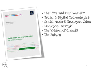 CIPD & LSE Conference - Social Media & Employee Voice | PPTX