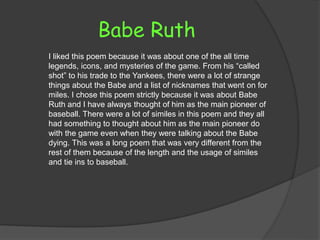 Michaels poems powerpoint | PPT