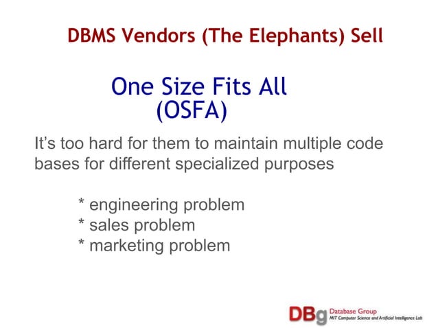 Michael stonebraker mit session | PPT