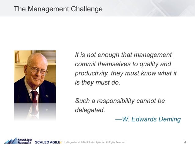 Be agile. Scale up. Stay Lean with SAFe by Michael Stump | PPT
