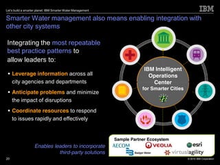 Michael Sullivan, IBM - Smarter Water for Smarter Cities | PDF