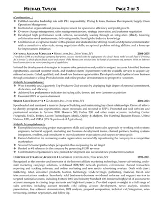 Michael Taylor Resume Sales, Business Development,Account Management ...