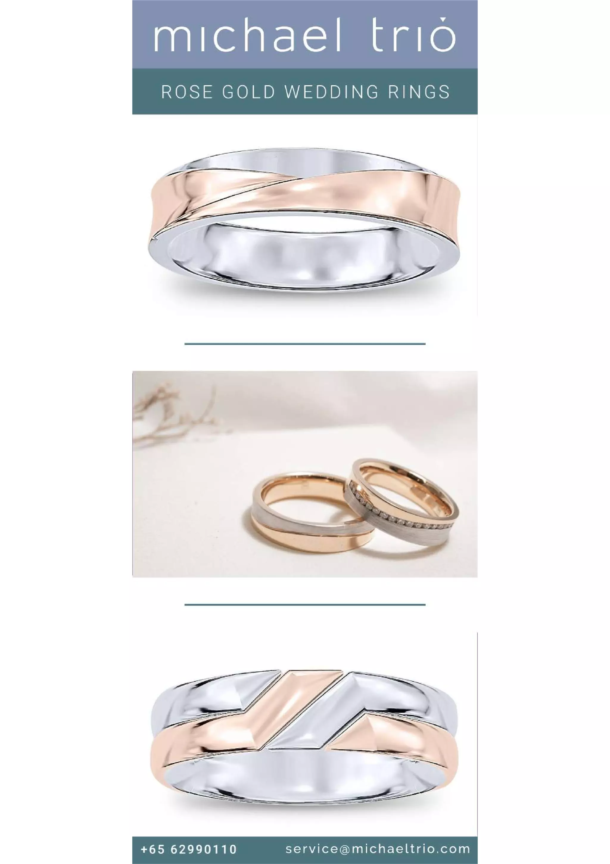 Rose Gold Wedding Rings Are The Top Option For Couples This 2023 And ...