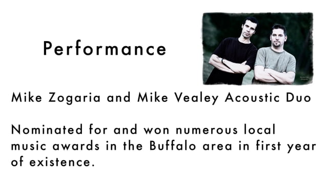 Michael Vealey Visual Resume | PPT