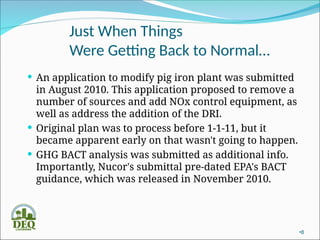 The Nucor Experience-Presentation on DRI | PPT