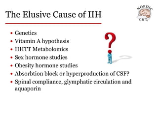 Pathophysiology of IIH | PPT