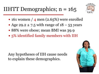 Pathophysiology of IIH | PPT