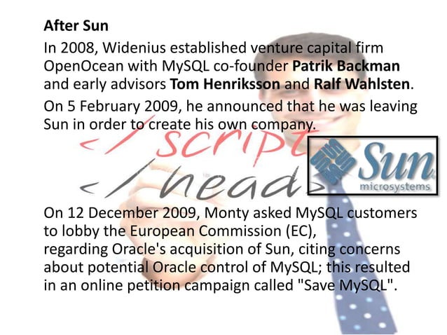 Michael Widenius | PPT