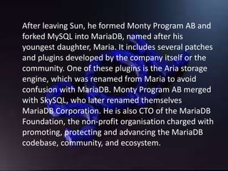 Michael Widenius | PPT