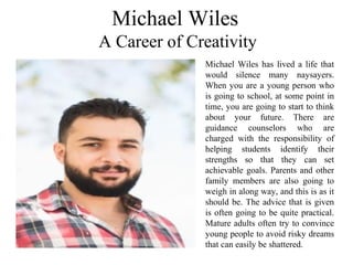 Michael wiles providing cultural enrichment | PPT | Musicals | Genres