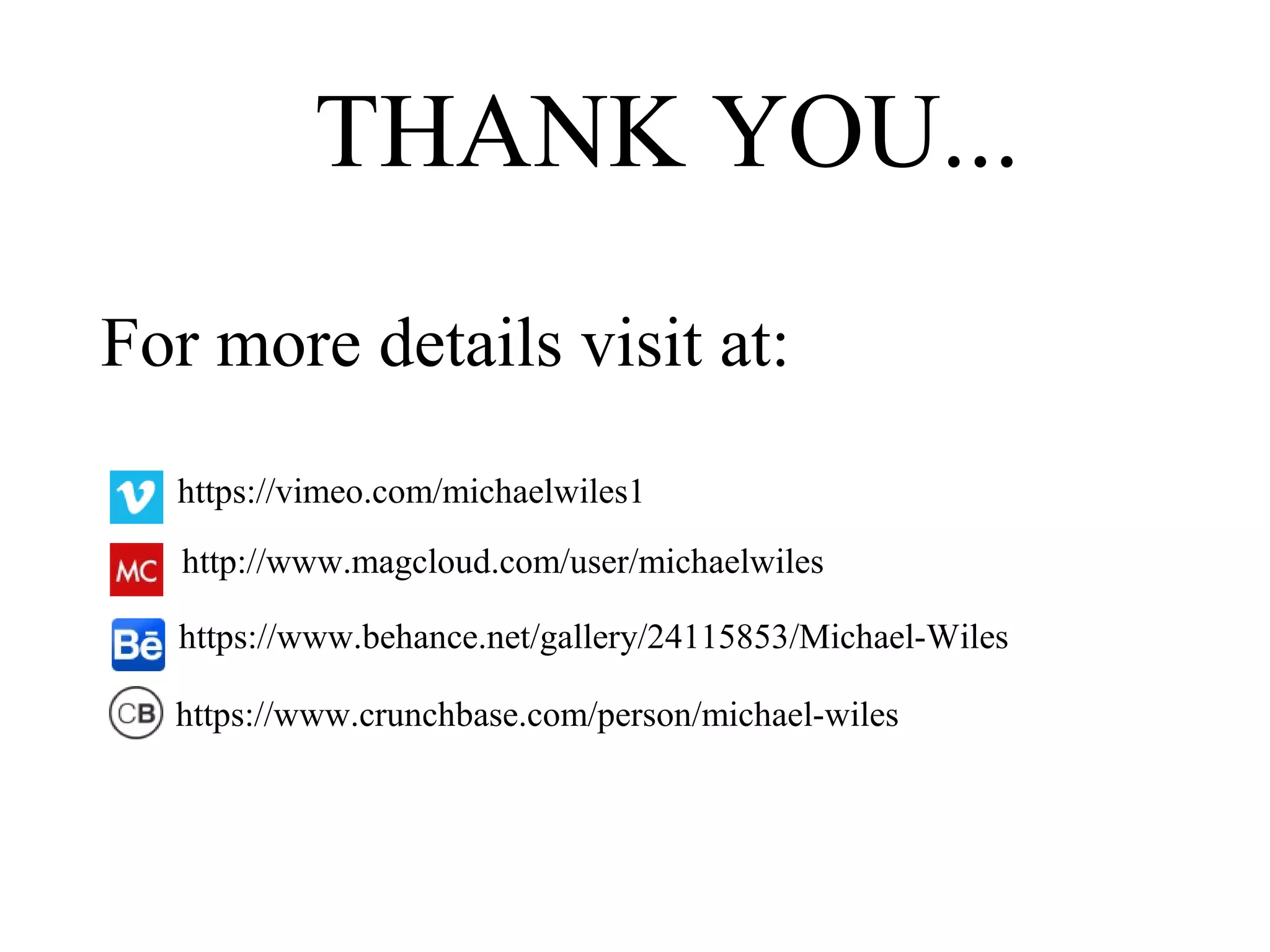 Michael Wiles - Qualities of a Good Actor | PPT