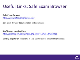 Using the Moodle Quiz for Formative and Summative Assessment: Safe Exam ...