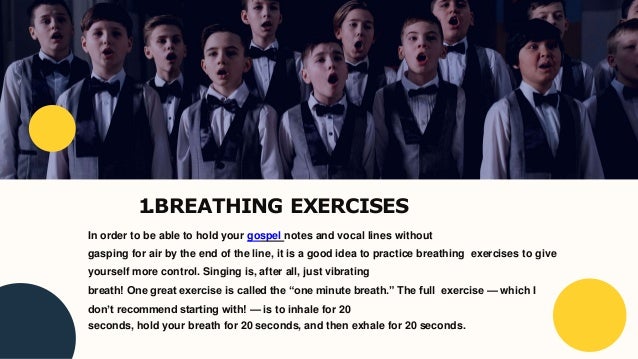 Michael Yelverton shares a 5 Vocal Exercises to Help You Sing Gospel ...