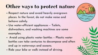 Protect nature by Grouo 2 | PPT
