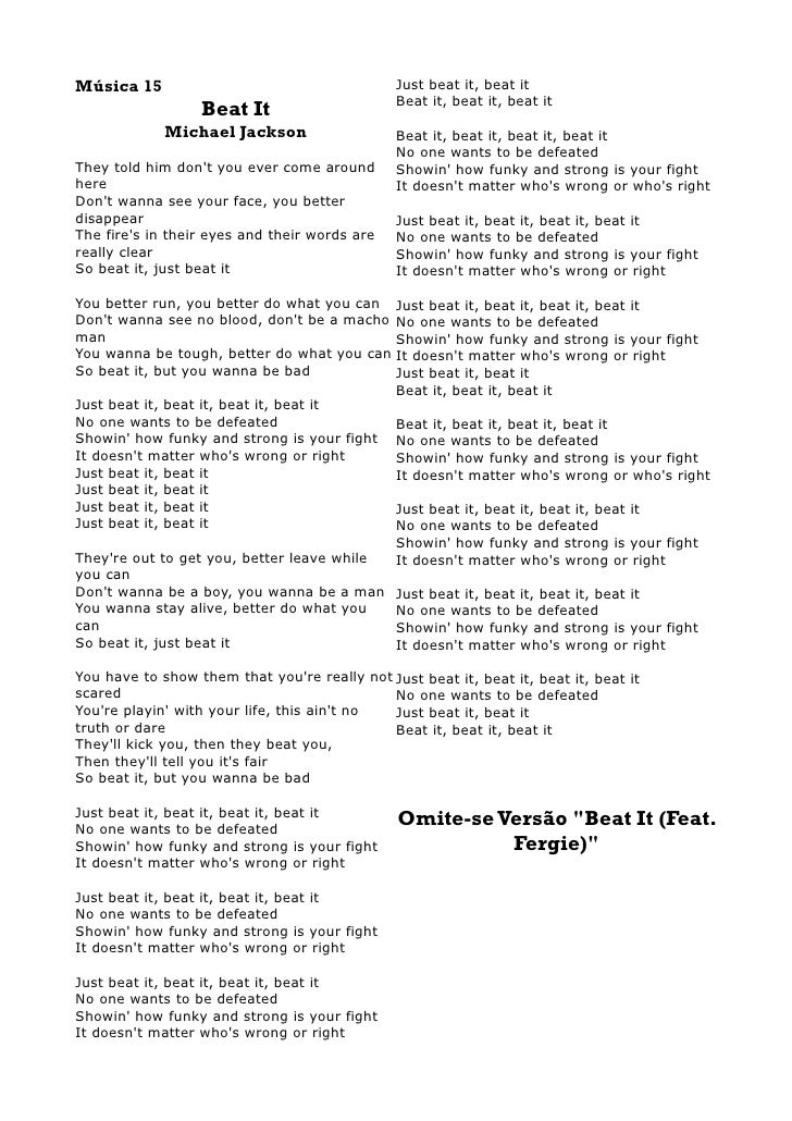 Beat it michael jackson, Michael jackson, Jackson